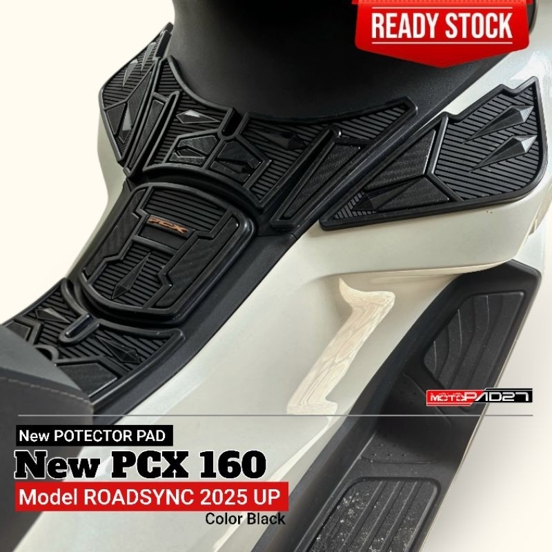 Jual Tankpad Rubber PCX 160 ABS CBS Roadsync 2025 Body Protector New ...