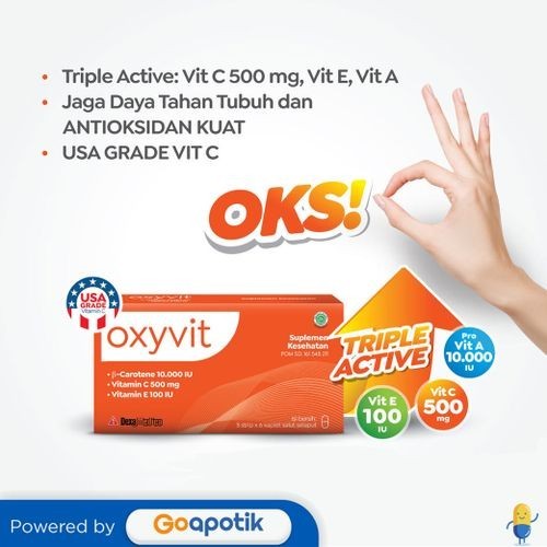 Jual Oxyvit Box 30 Kaplet / Vitamin A, C & E | Shopee Indonesia