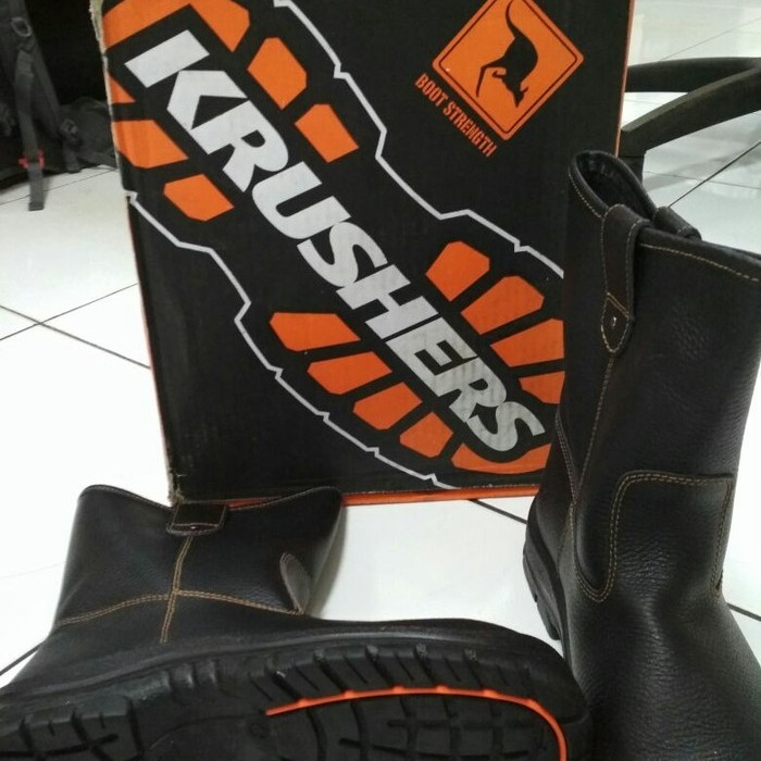 Jual sepatu safety / safety shoes krusher texas | Shopee Indonesia