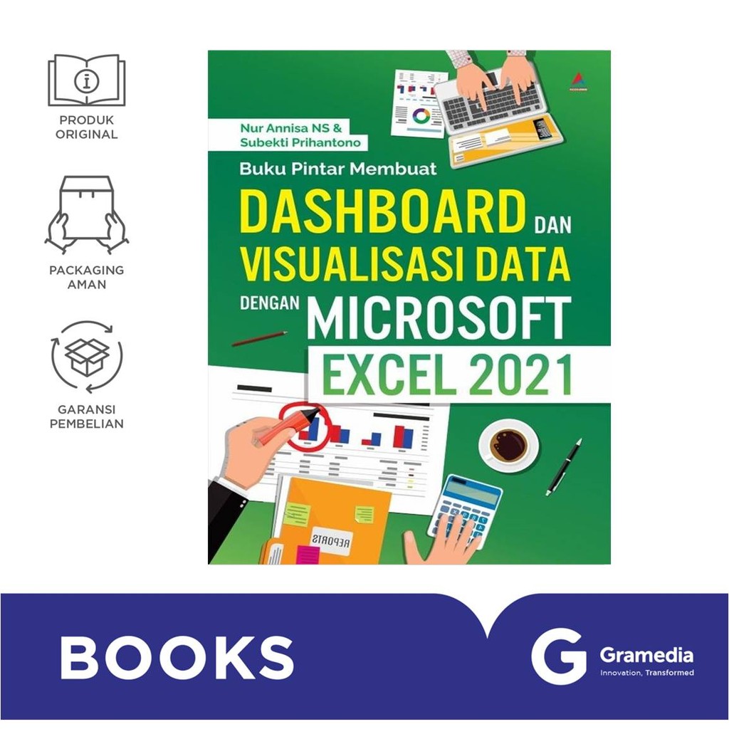 Jual Buku Pintar Membuat Dashboard dan Visualisasi Data dengan Microsoft Excel 2021 | Shopee ...