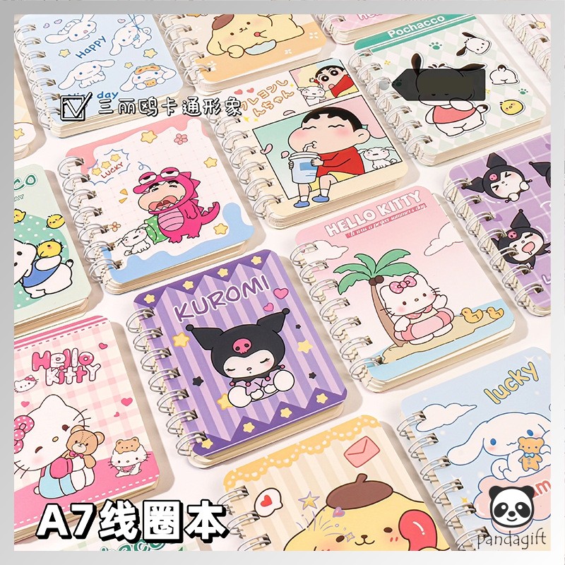 Jual 4PCS - Notebook Spiral Mini A7 Buku Memo Kecil 40 lembar ISI 4PCS Buku A7 - GG0385 | Shopee ...