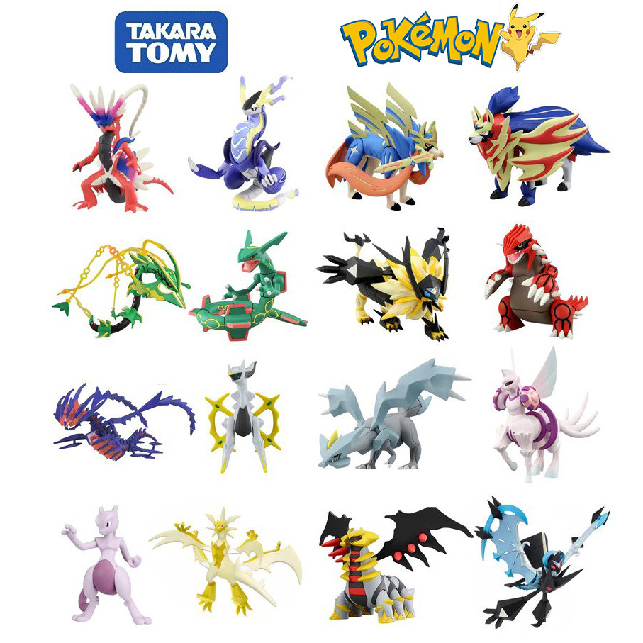 Jual TAKARA TOMY 3-5inch Pokemon Action Figure Eternatus Dialga Zacian ...