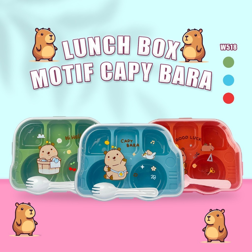 Jual Gila Shopping - Lunch Box Bento Kotak Makan Anak Sekolah Lucu ...