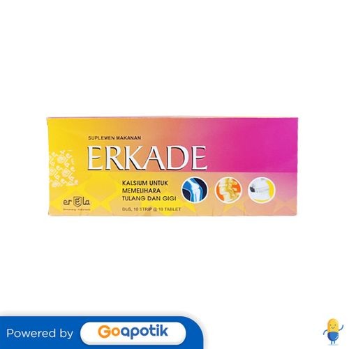 Jual Erkade Box Isi 100 Tablet | Shopee Indonesia