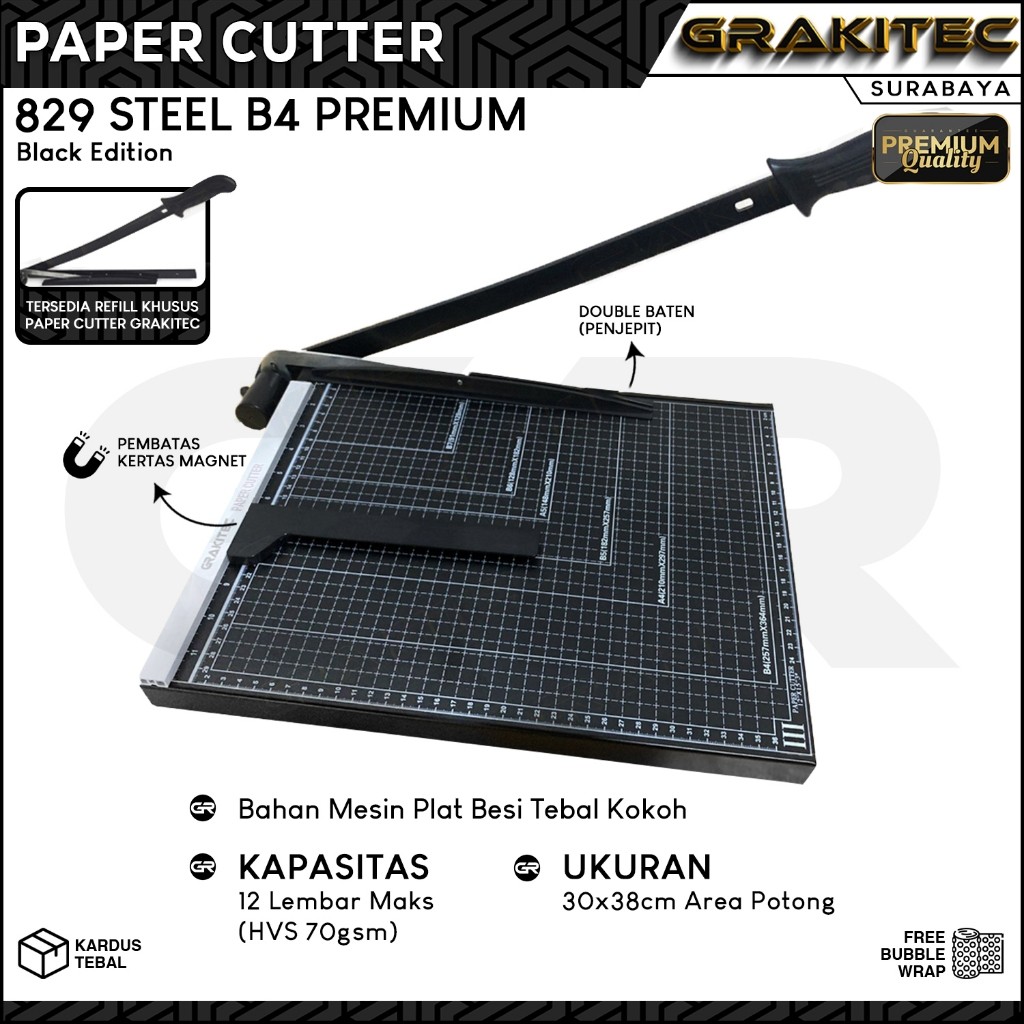 Jual Paper Cutter B4 Lebih Besar Dari F4 ( Alat Potong Kertas ...