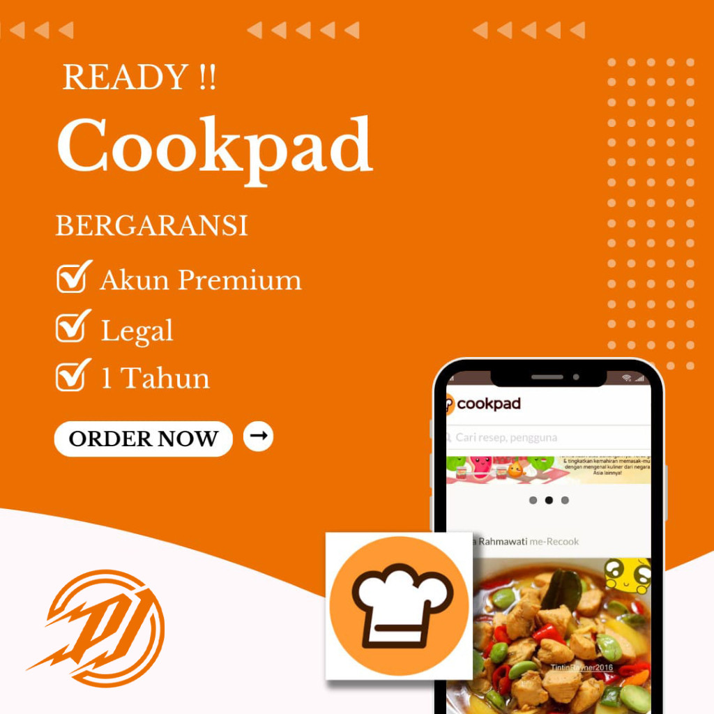 Jual Cookpad Premium 1 Tahun Murah Garansi Full (Toko Buka 24 Jam ...