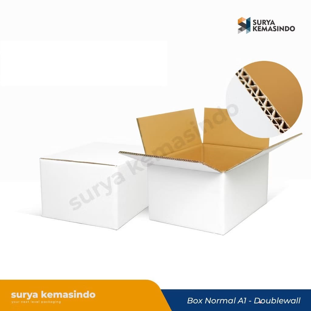 Jual Box Double Wall 46x31x17 cm. (OKI) BoxNormal/Amdk/Kotak/Packing ...