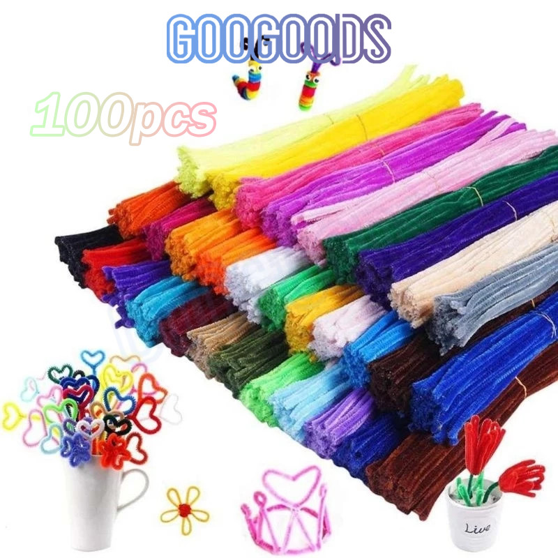 Jual 100Pcs Kawat Bulu Mercy Pastel /Kawat Bulu Mercy Pipe Cleaner ...