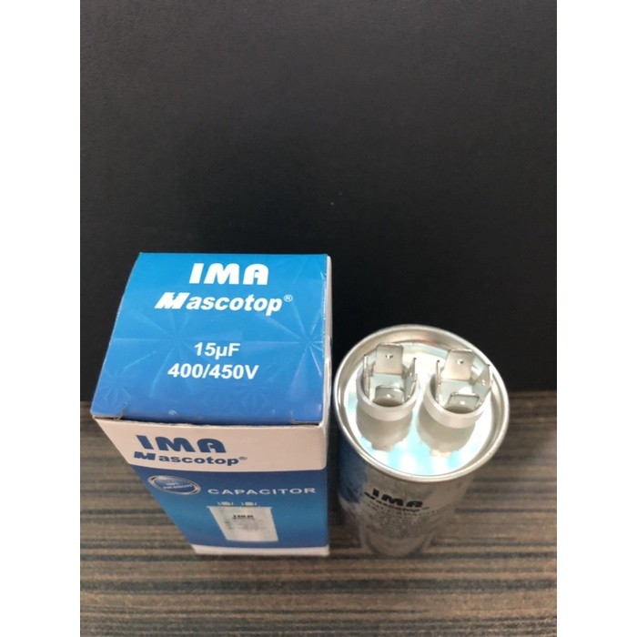 Jual Kapasitor AC 15 micro UF "IMA Mascotop" Best Quality | Shopee ...