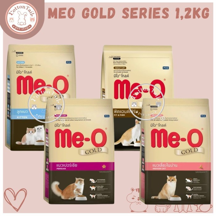 Jual MEO GOLD SERIES DRY CAT FOOD 1.2KG - Makanan Kucing Me-O Gold 1 ...