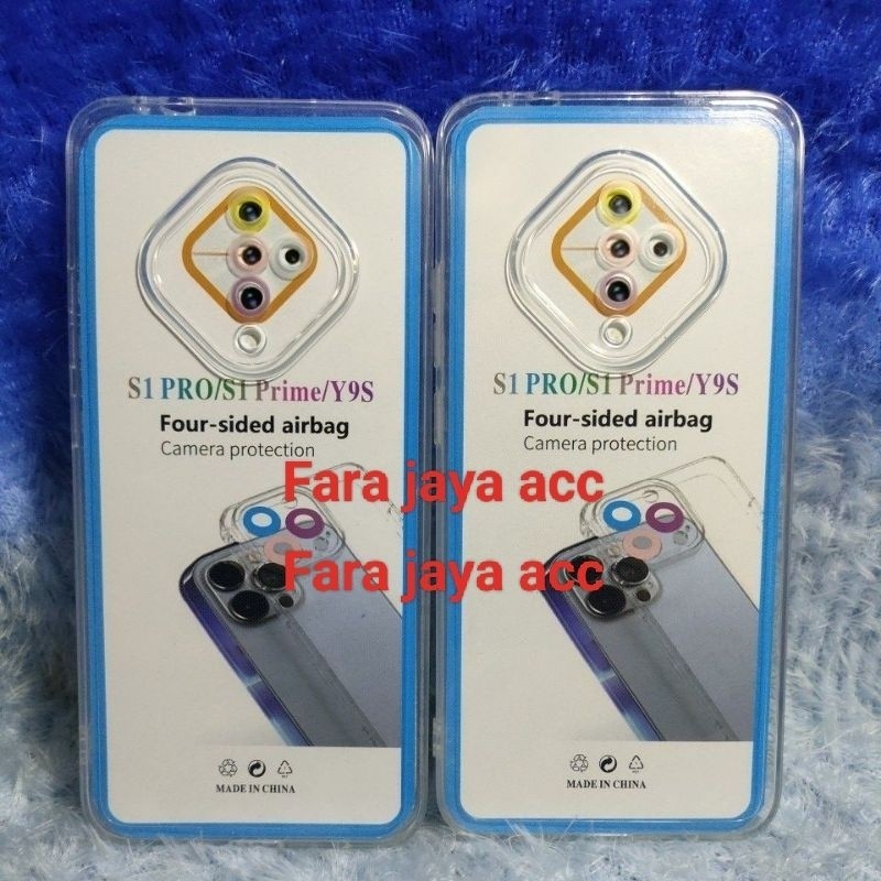 Jual Softcase Space Transparan Vivo S1 Pro/S1 Prime/Y9S Silikon+Protec Camera case mewah ...