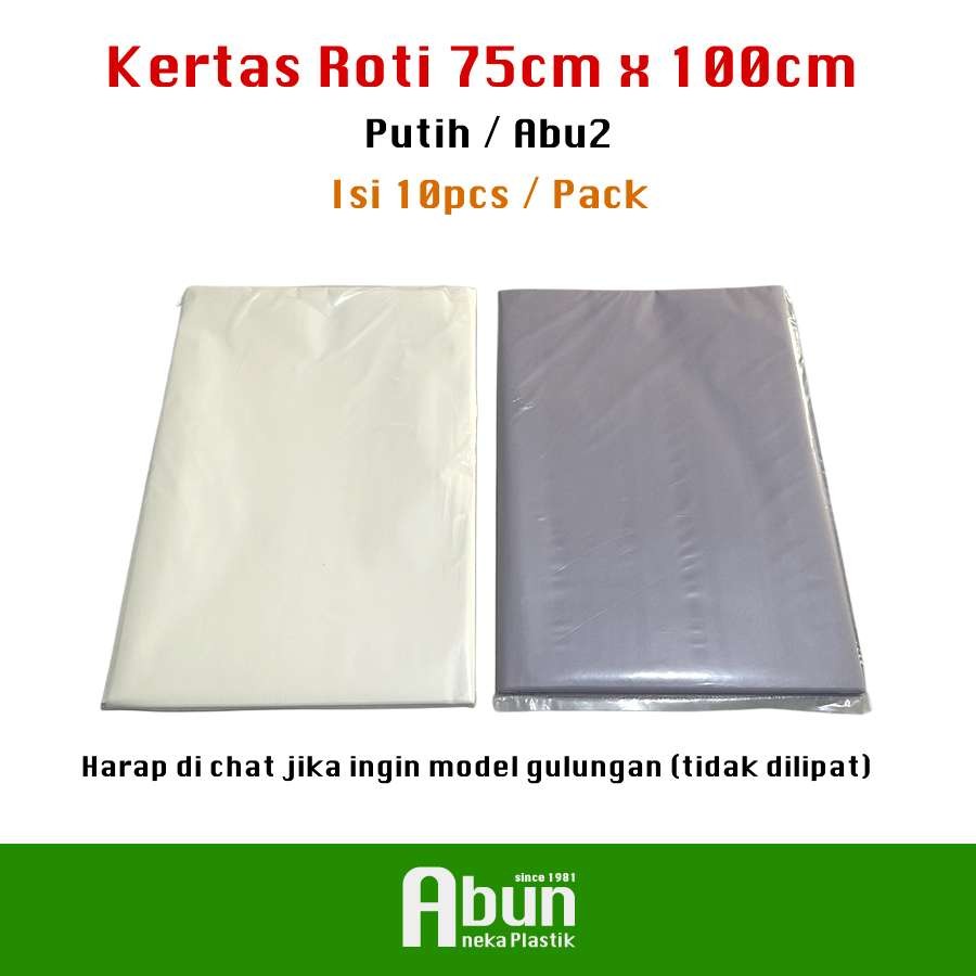 Jual Kertas Roti Putih Isi 10pcs | Shopee Indonesia