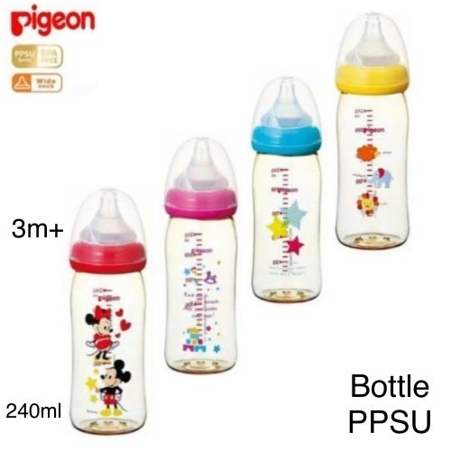 Jual Product pilihan PIGEON BOTOL SUSU PPSU WIDE NECK 240 ML (TANPA BOX) | Shopee Indonesia