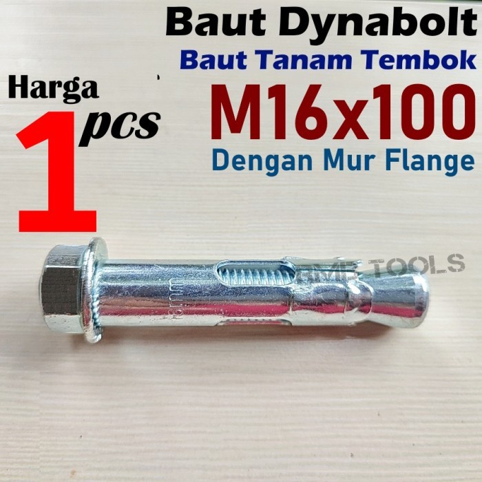 Jual Baut Dynabolt M16x100 Putih Dinabolt Tanam Tembok Bracket Set ...