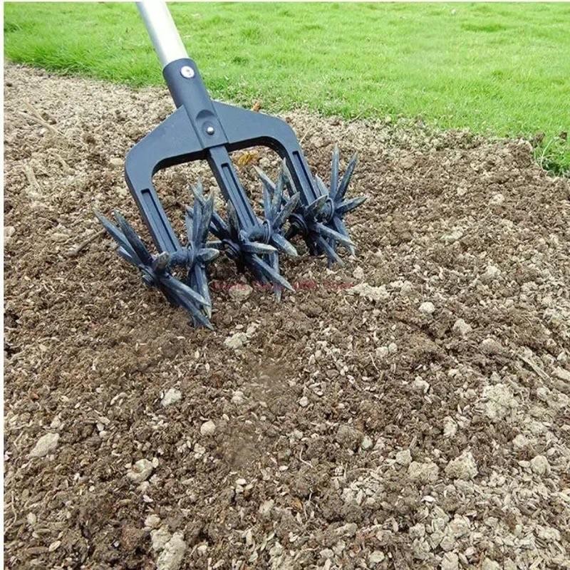Jual Rotary Cultivator Garden Lawn Ripper,Adjustable Gardening Rotary ...