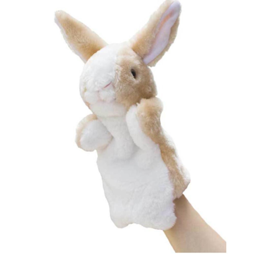 Jual Stuffed Animal Bunny Hand Puppet Cute Plush Rabbit Soft Finger ...