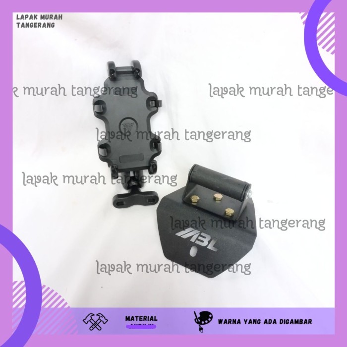 Jual PAKET HOLDER GPS HP XMAX OLD CONNECTED PHONE HOLDER MOTOWOLF ...