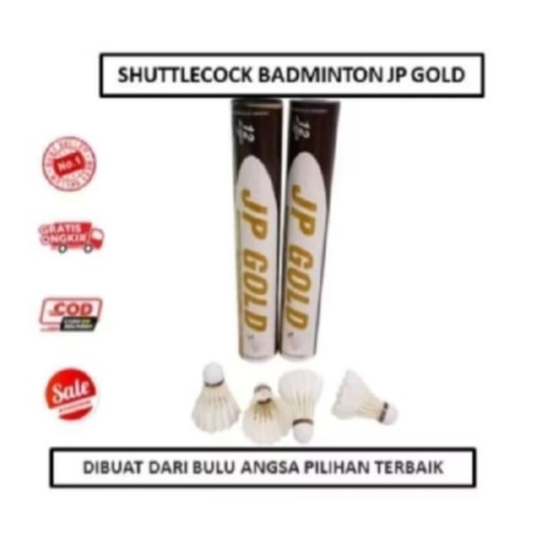 Jual ER40 TERMURAH||COCK||SHUTTLE COCK||KOK JP BADMINTON GOLD ORIGINAL ...