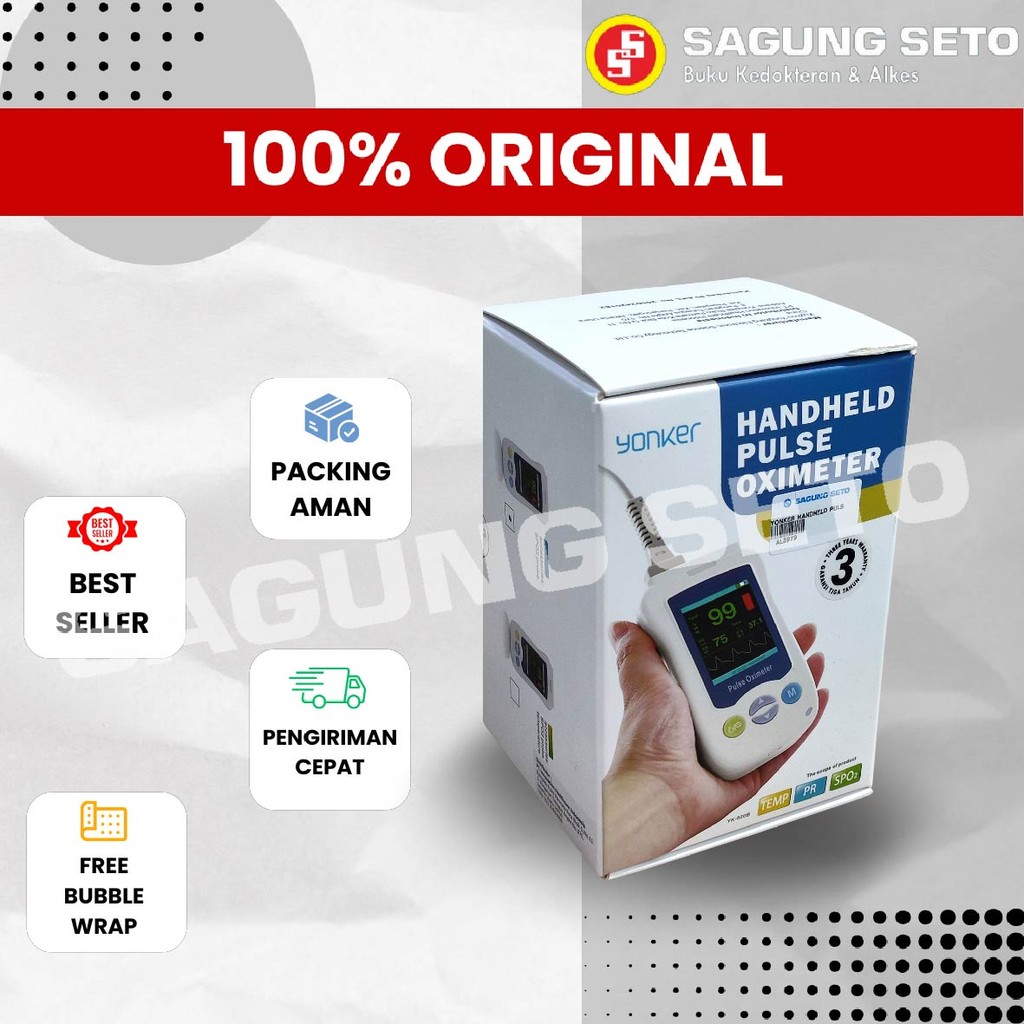 Jual YONKER HANDHELD PULSE OXIMETER YK-820B 3 IN 1 ( BAYI , ANAK , DEWASA ) | Shopee Indonesia