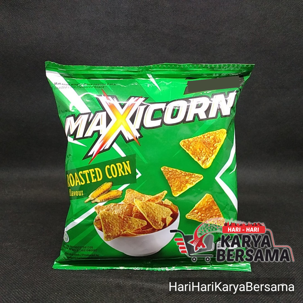 Jual MAKANAN RINGAN SNACK MAXICORN ROASTED CORN FLAVOUR 20GR | Shopee ...