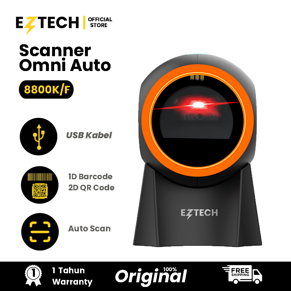 Jual Barcode Scanner Omni 8800F/K 1D+2D Auto Scan QR Code & Barcode ...
