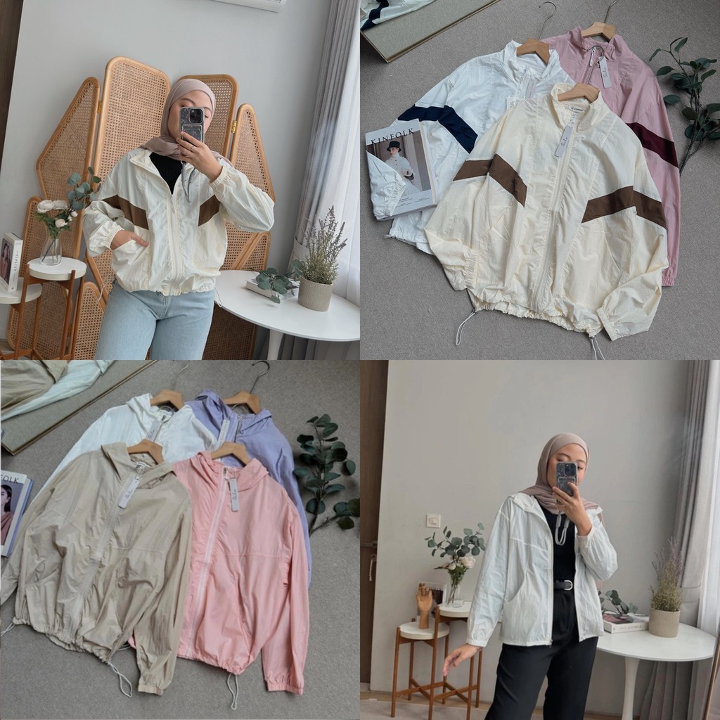Jual Oclo Avolin Jacket oversize casual basic dailywear | Shopee Indonesia
