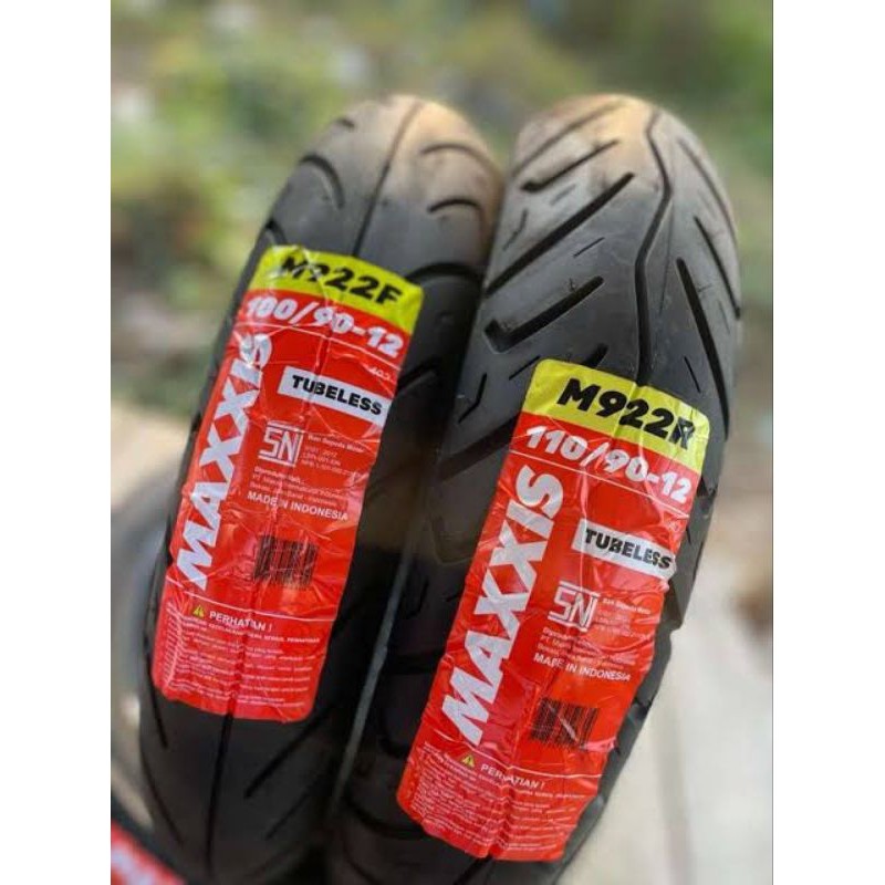 Jual Sepasang Ban Scoopy Donat Second / stylo ring 12 uk 100/90 & 110/ ...