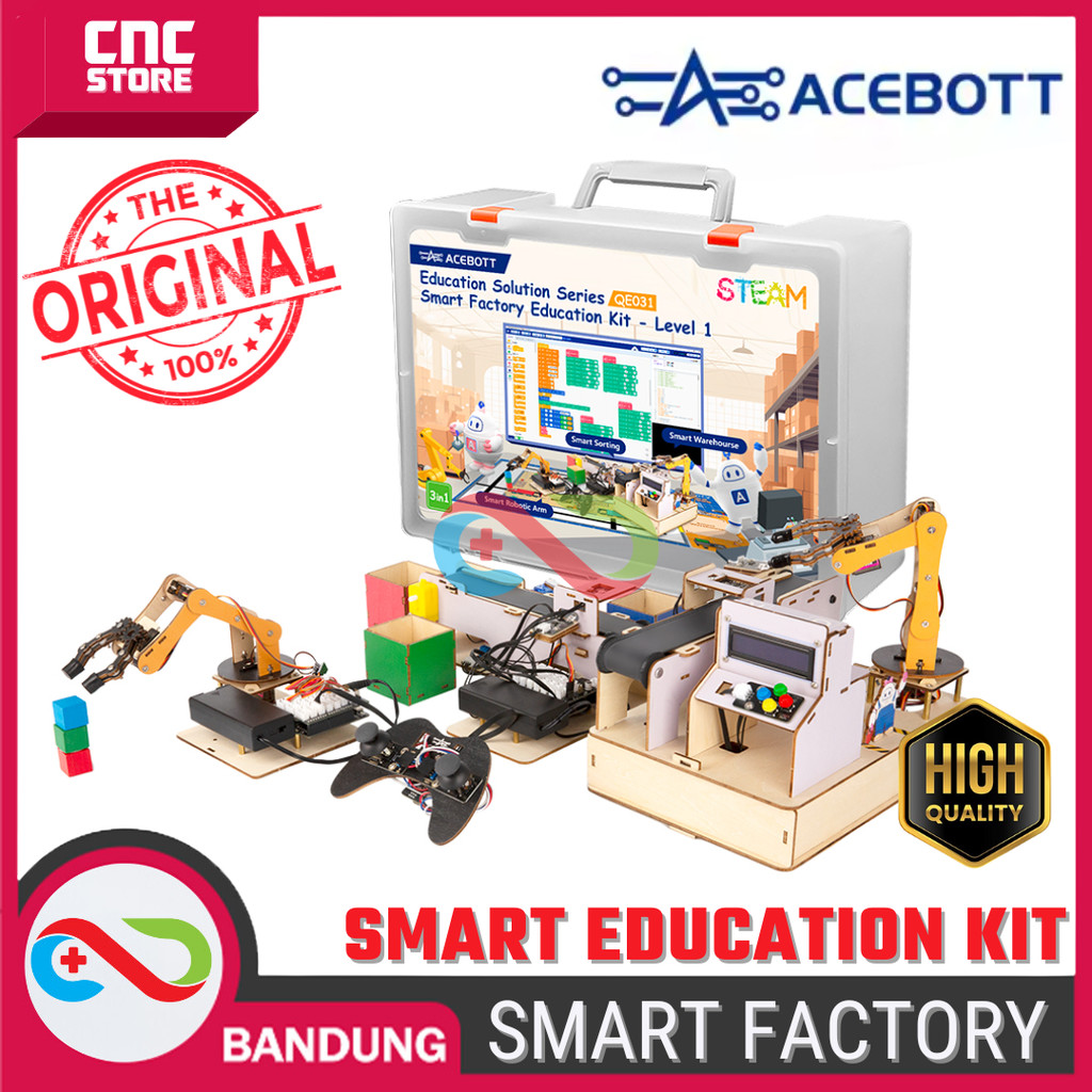 Jual Smart Factory Education Kit – ACEBOT untuk Belajar Robotika dan IoT | Shopee Indonesia