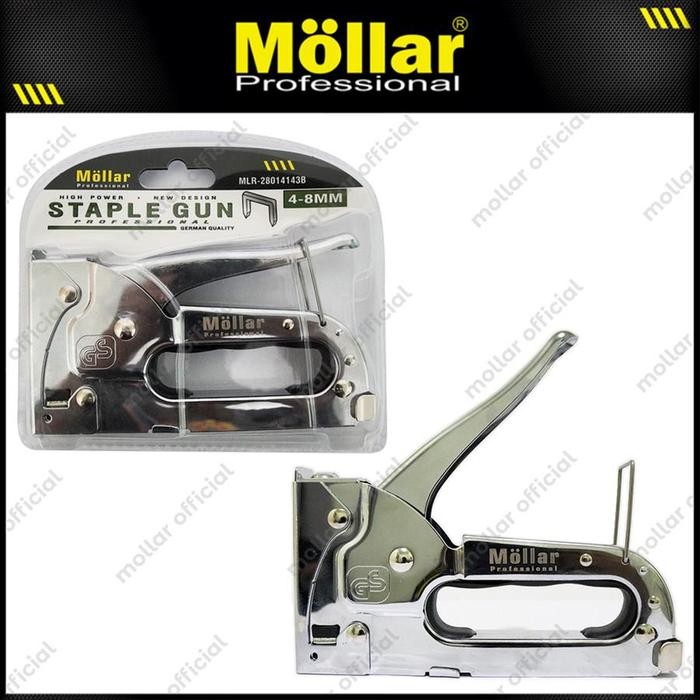 Jual MOLLAR MLR-28014143B Staple Gun 4 - 8 Mm Staples Tembak Steples ...