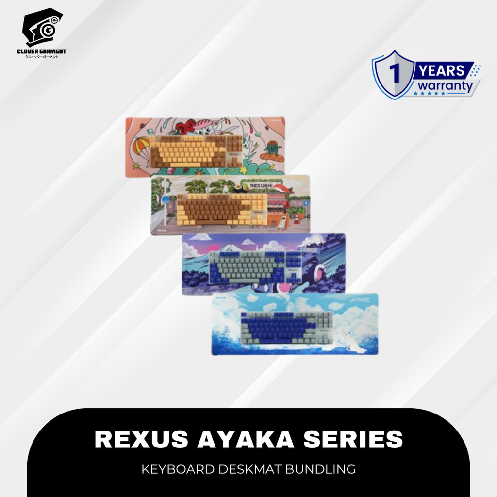 Jual Rexus Ayaka Series KG7 KG8 KG9 KG10 Wired Mechanical Gaming ...