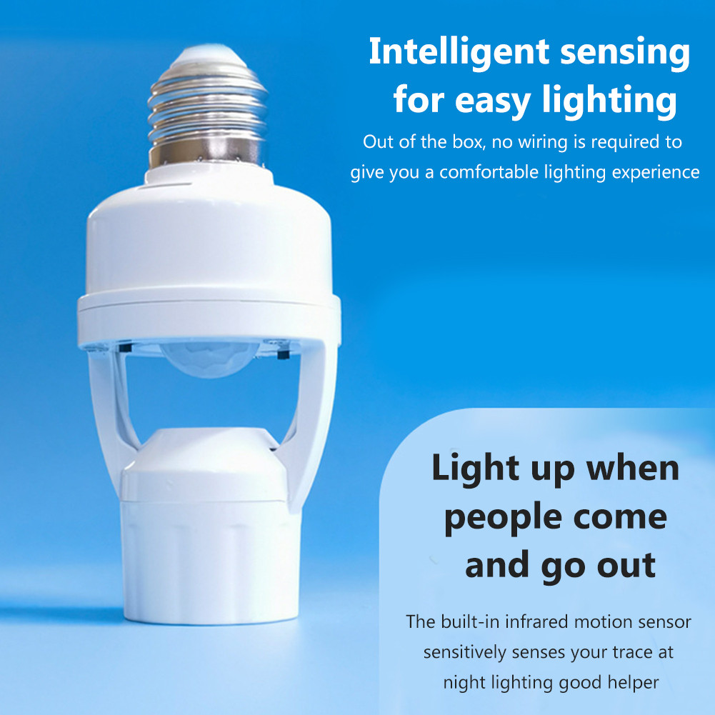 Jual [COD] Smart Fitting Sensor LED E27 220v Gerak Otomatis untuk lampu ...