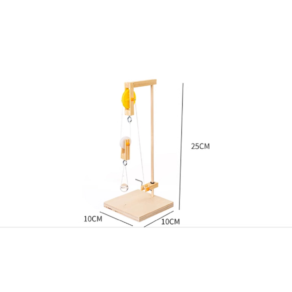 Jual 062 DIY - Pulley Crane Manual - Proyek Kit Edukatif Sains STEM ...