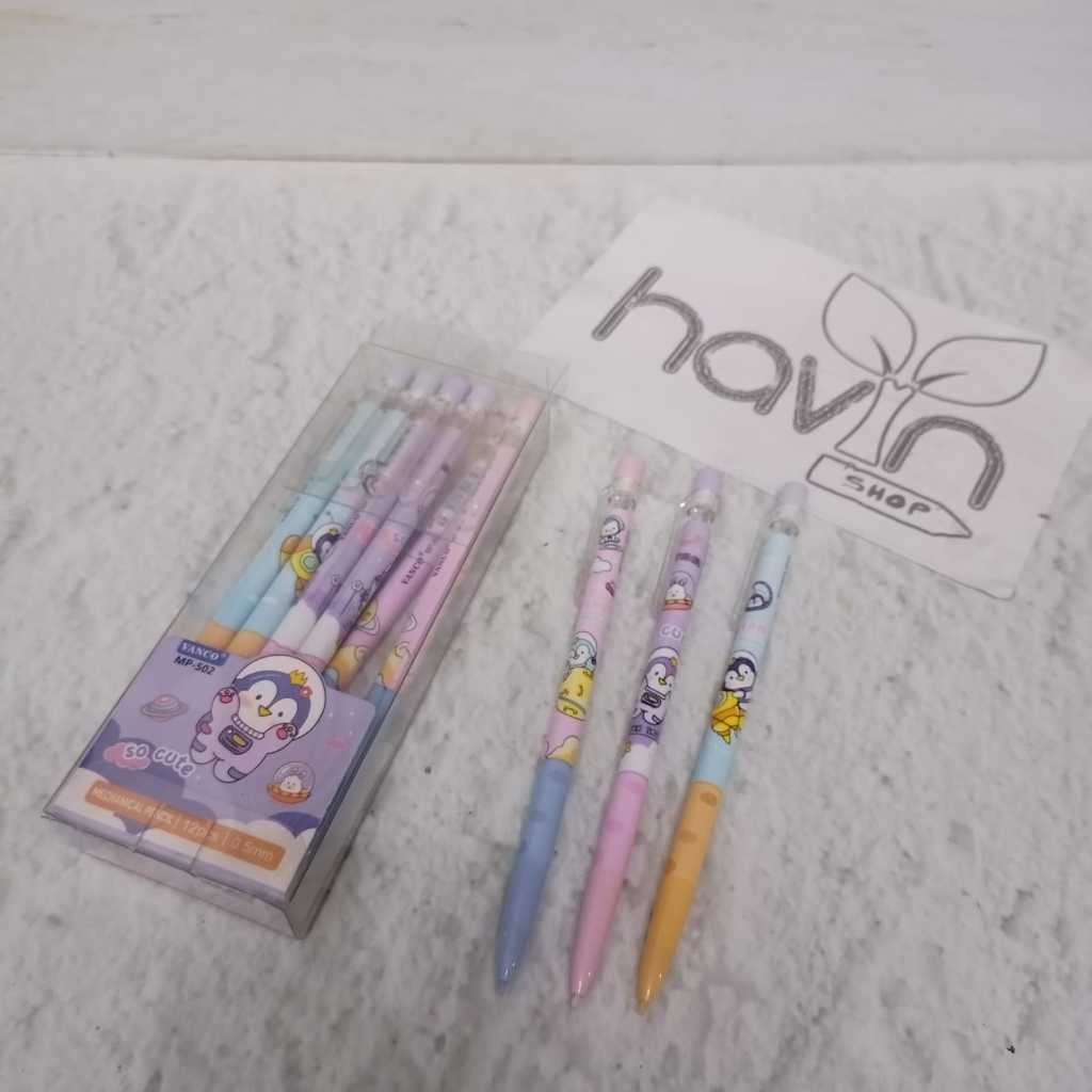 Jual pensil mekanik 0.5 (1pak=12pc)/mekanik pencil/pensil isi kecil ...