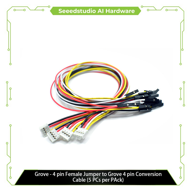 Jual Grove - 4 pin Female Jumper to Grove 4 pin Conversion Cable (5 PCs ...