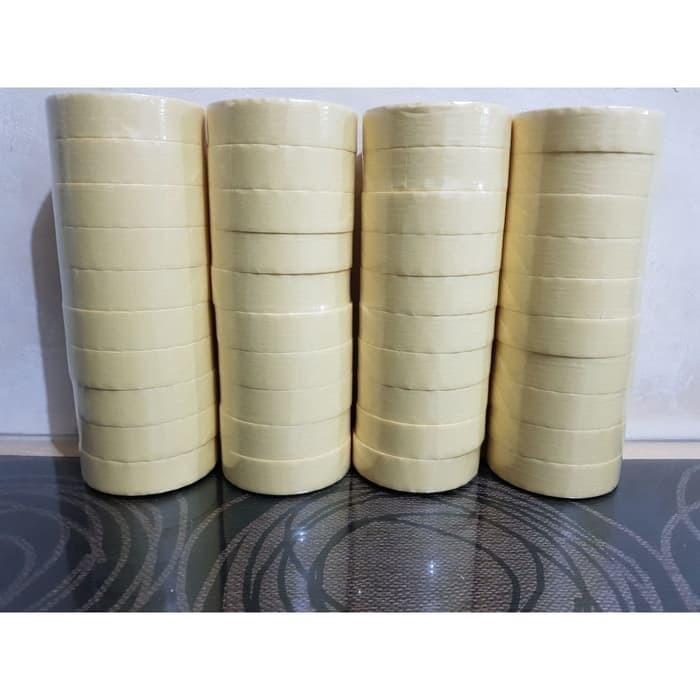 Jual Lakban Kertas bijian Masking Tape 24mm x 12 Meter Isolasi ...