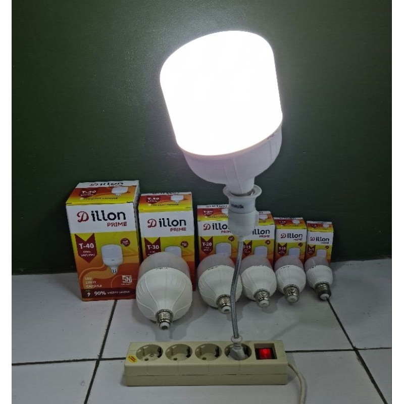 Jual LAMPU LED 20 WATT JUMBO DILLON PRIME HEMAT ENERGI 90% CAHAYA PUTIH TERANG COOL DAYLIGHT TK ...