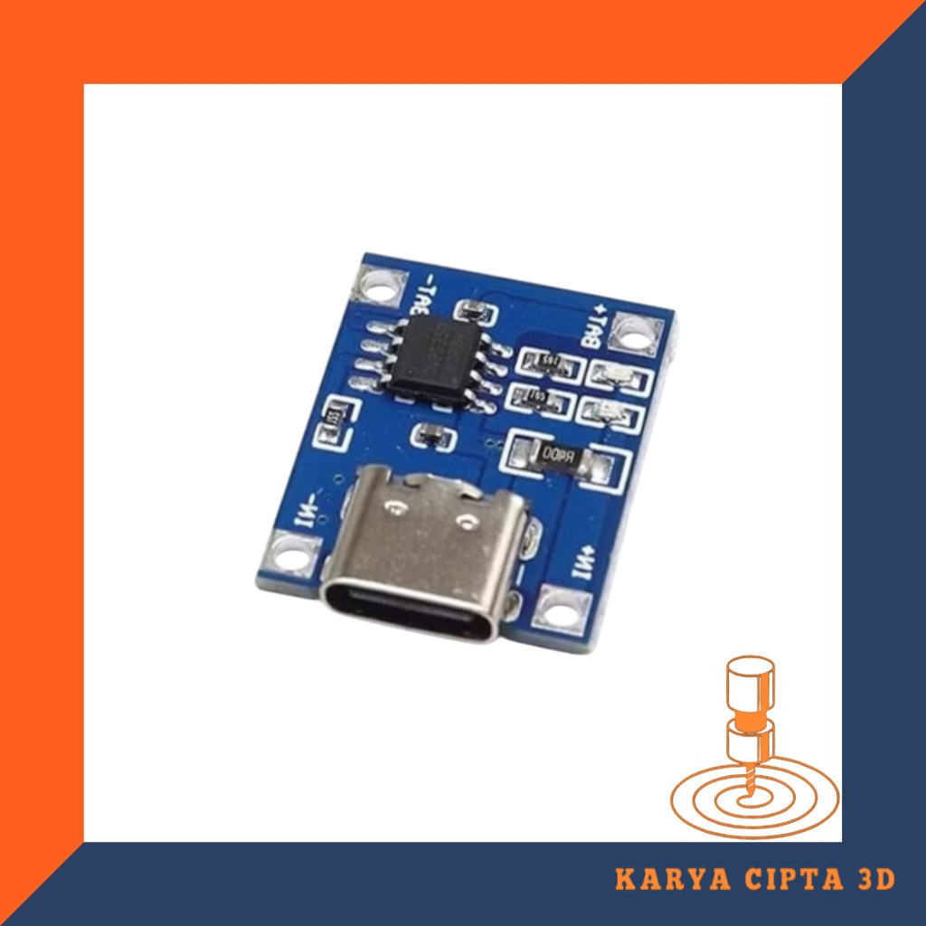 Jual Module Charger TP4056 4.2V 1S usb type C | Shopee Indonesia