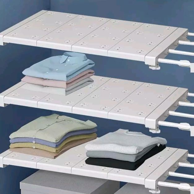 Jual Adjustable Storage Shelf Separator 48-75cm Sekat Pembatas Rak ...