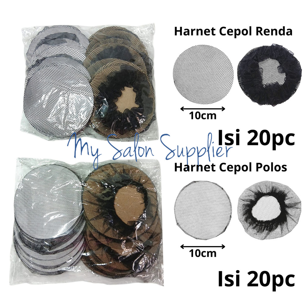 Jual GROSIR 20pc Harnet Rambut Cepol Balet Ballerina Bun / Hairnet ...