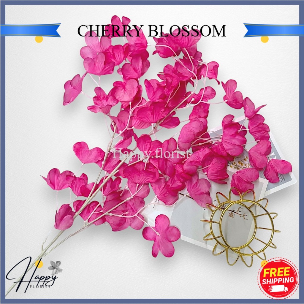 Jual BUNGA SNOW CHERRY BLOSSOM 90CM BUNGA ARTIFICIAL DEKORASI/BUNGA ...
