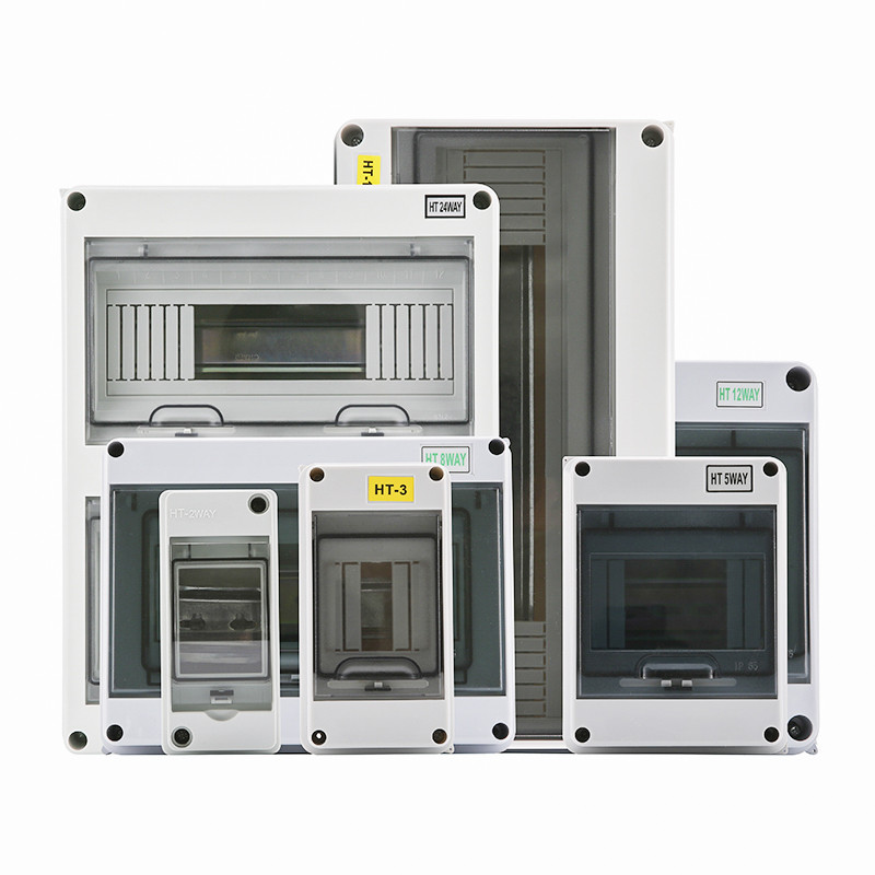 Jual HT Series Junction Box 2/3/5/8/12/15/18/24WAY PC Plastic Outdoor Electrical IP65 Waterproof ...