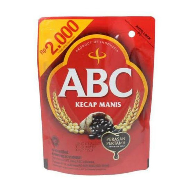 Jual ABC Kecap manis refill 2000 kemasan 62 gr | Shopee Indonesia