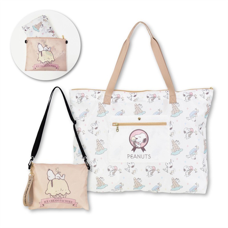 Jual Snoopy Ice Cream Factory Bag | Tas Ice cream snoopy | Shopee Indonesia