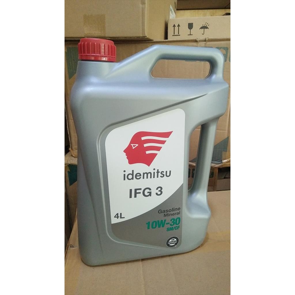 Jual Oli Mesin Mobil Idemitsu 10W-30 SM/CF Galon 4 Liter Original ...