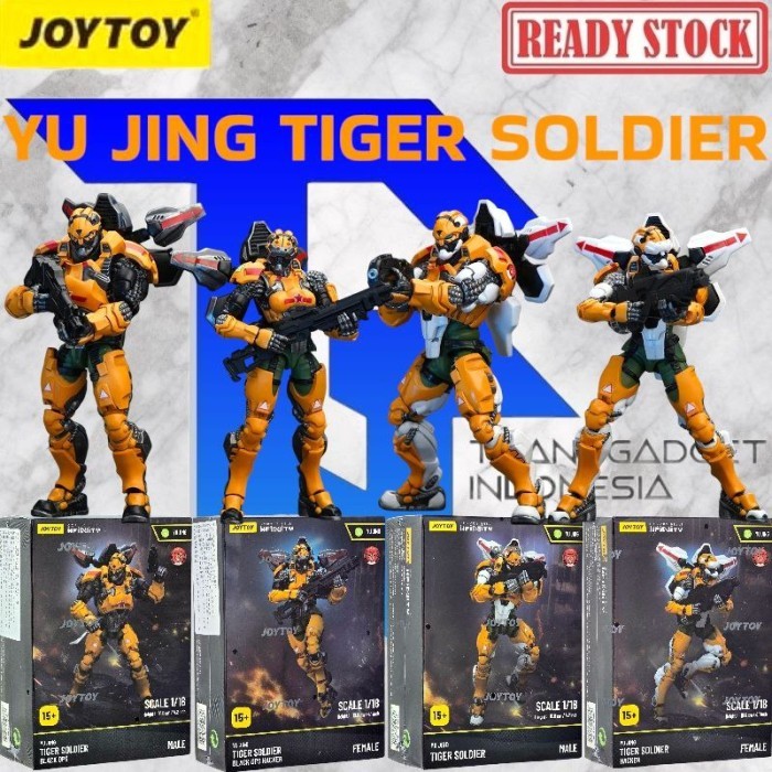 Jual JOYTOY 1/18 Corvus Belli Infinity Yu Jing Tiger Soldier - Black ...