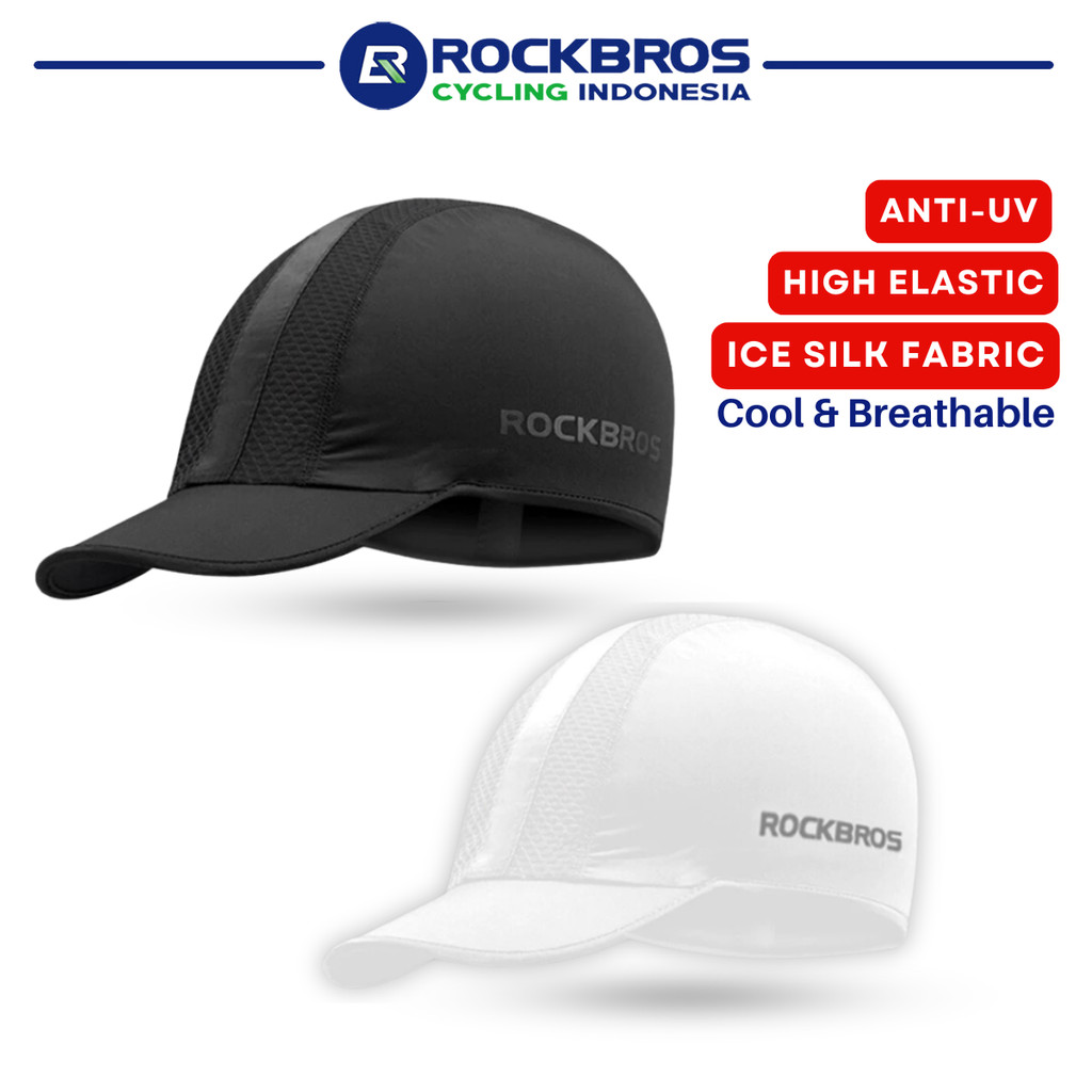 Jual ROCKBROS M005 Topi Sepeda Cycling Cap Breathable Ice Silk Bicycle ...