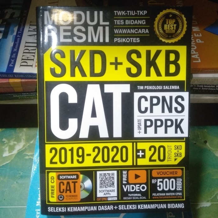 Jual BUKU MODUL RESMI SKD + SKB CAT CPNS PPPK 2019-2020 | Shopee Indonesia