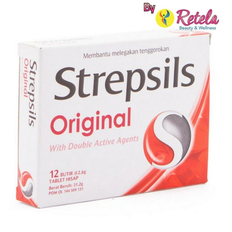 Jual STREPSILS ORIGINAL ISI 12 TABLET HISAP | Shopee Indonesia