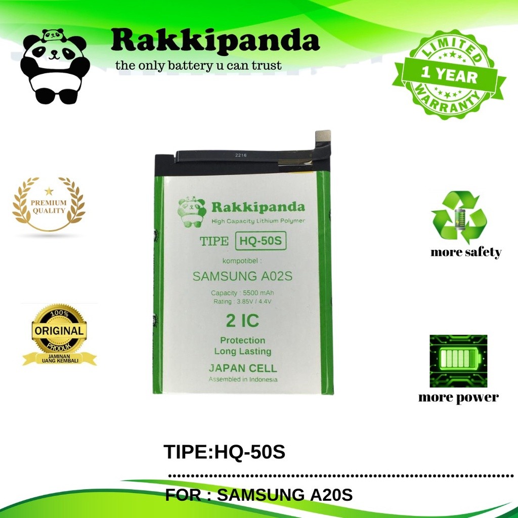 Jual BATTERY SAMSUNG A02S / A03 / A03S RakkiPanda - HQ-50S HQ50S ...
