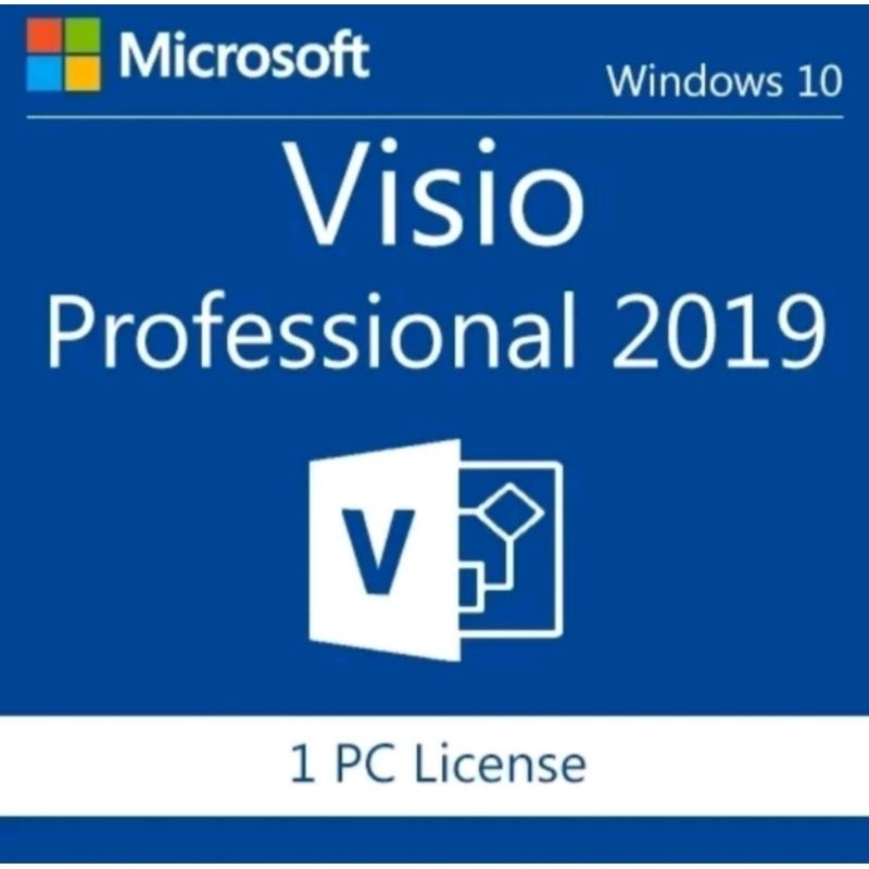 Jual Lisensi Microsoft Visio Professional 2016/2019/2021 Lifetime - Original Retail | Shopee ...